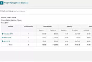 Prison Management Database | Comprehensive Secuirty Solutions Inc.